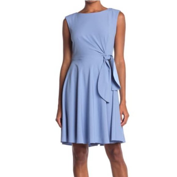 Tahari | Dresses | Nwt Beautiful Tahari Crepe Side Tie Dress | Poshmark